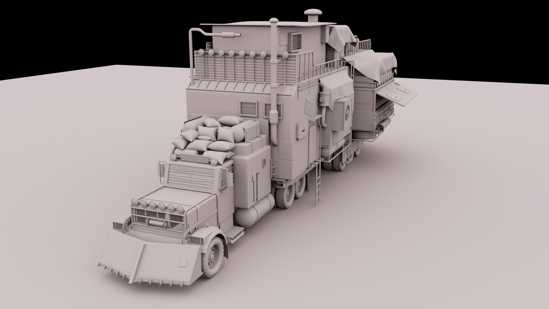 ArtStation - American Truck 3D Modelling and Texturing