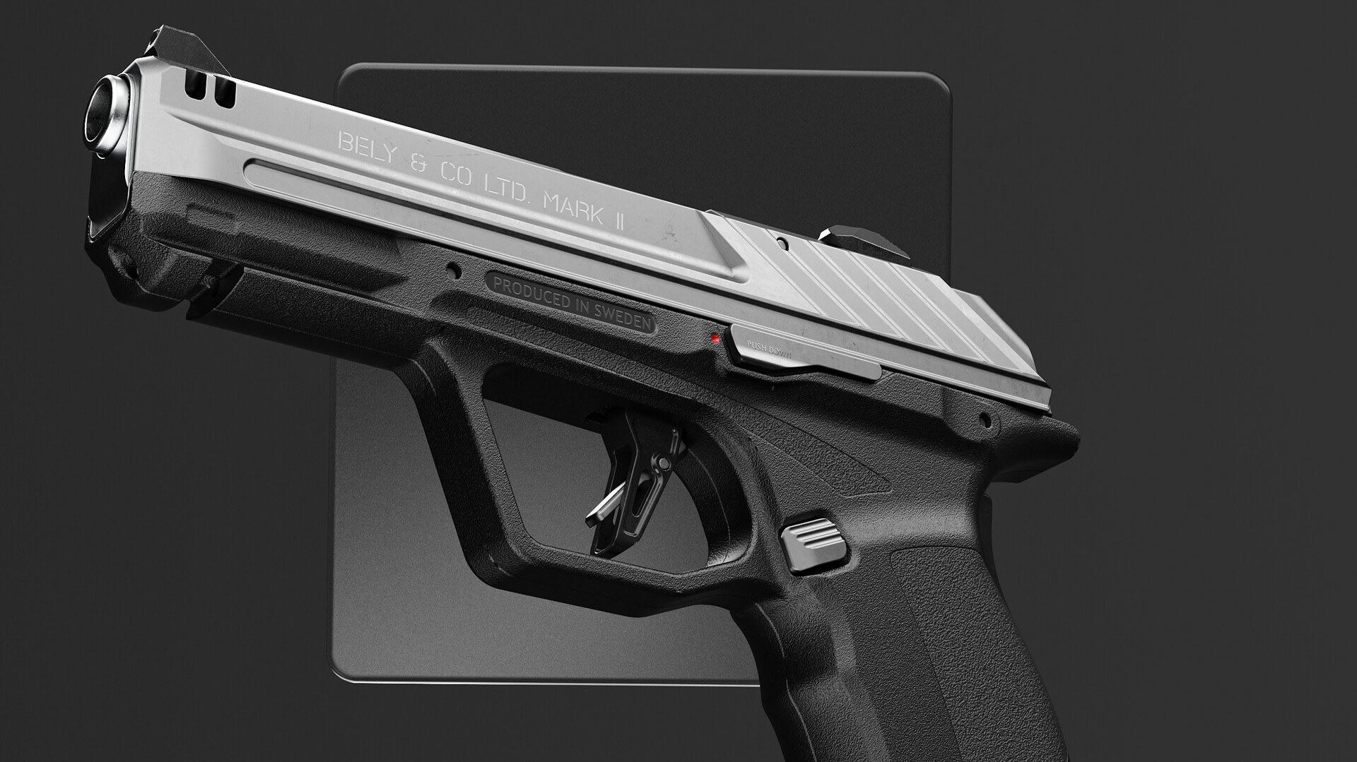 ArtStation - Pistol Glassmorphism || DAY 3