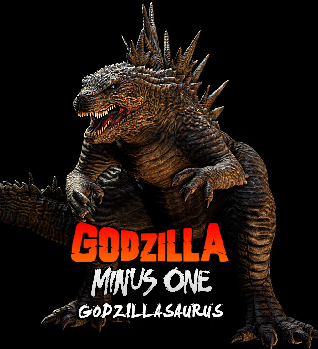 ArtStation - Godzilla Minus One : Godzillasaurus 3D Model Recreation