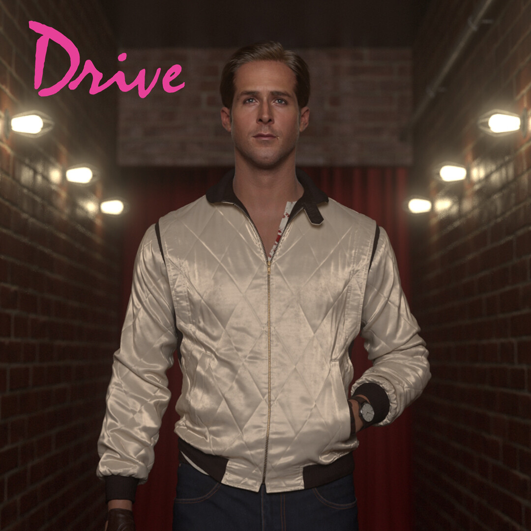 ArtStation - Drive 3D Character ( Ryan Gosling ) Fan Art