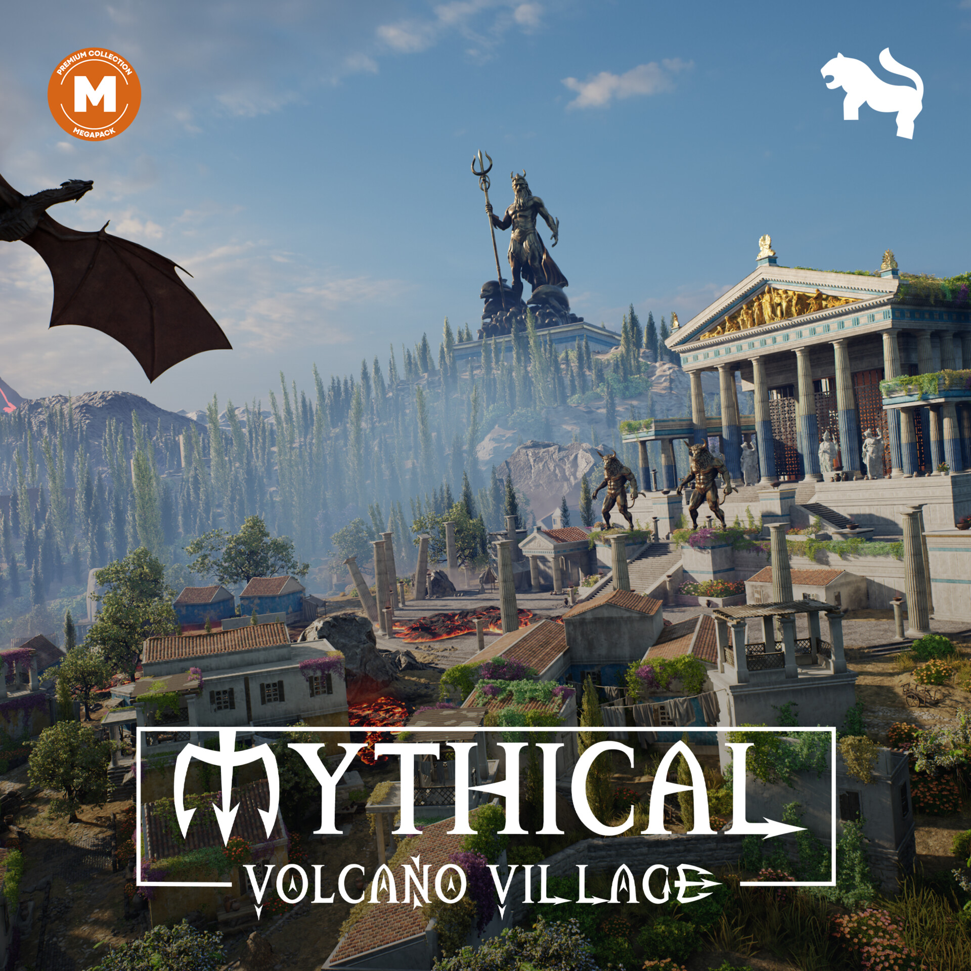 ArtStation - Mythical Volcano Village Megapack