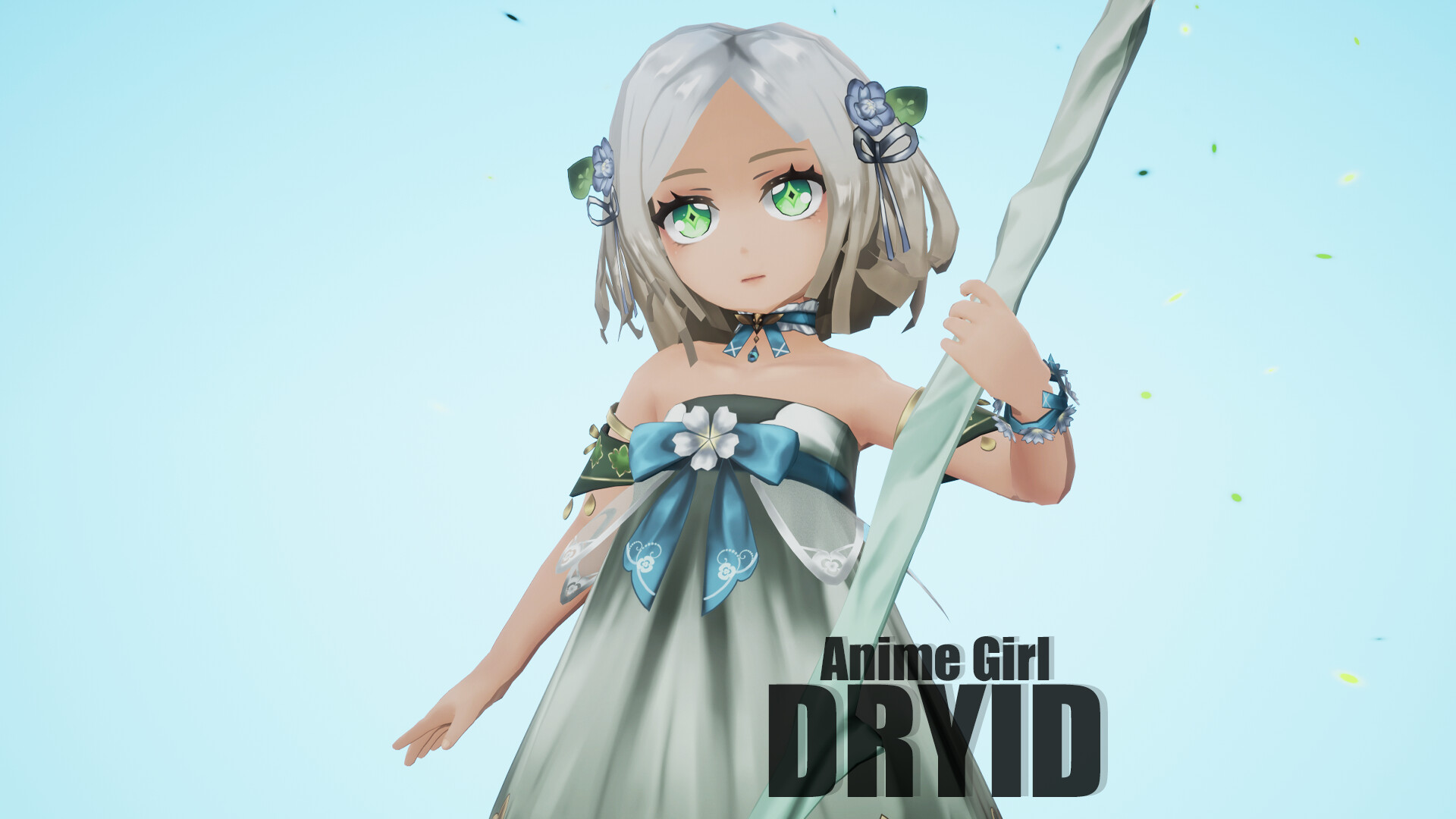 ArtStation - Anime Kids Dryid - Game Ready