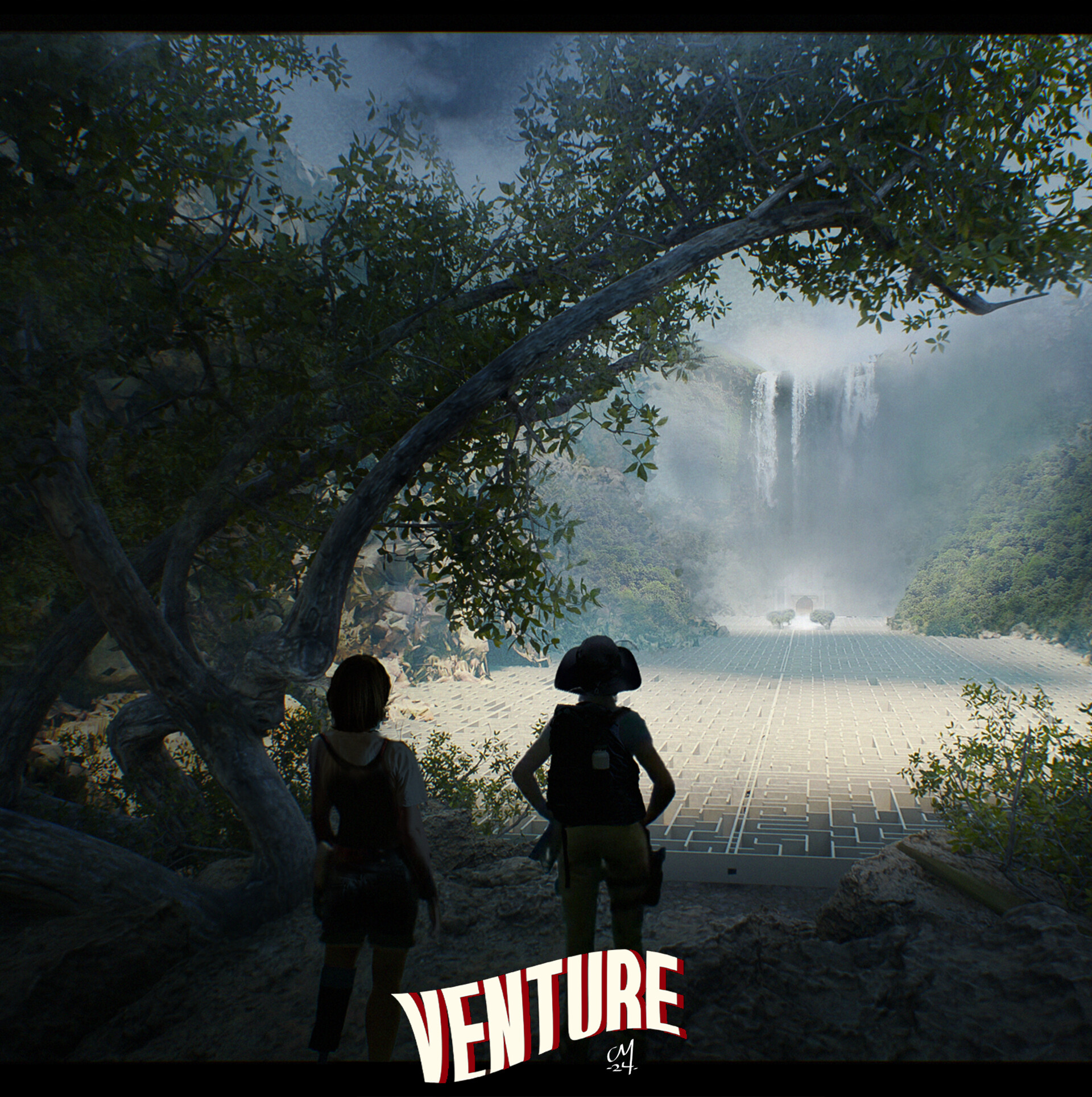 ArtStation - Venture - Object of Luck | Maze | Environment Design