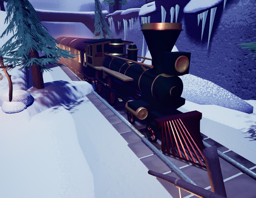 ArtStation - RIPPLE & FRAWG: THE SEASONAL SONG - Winter Train