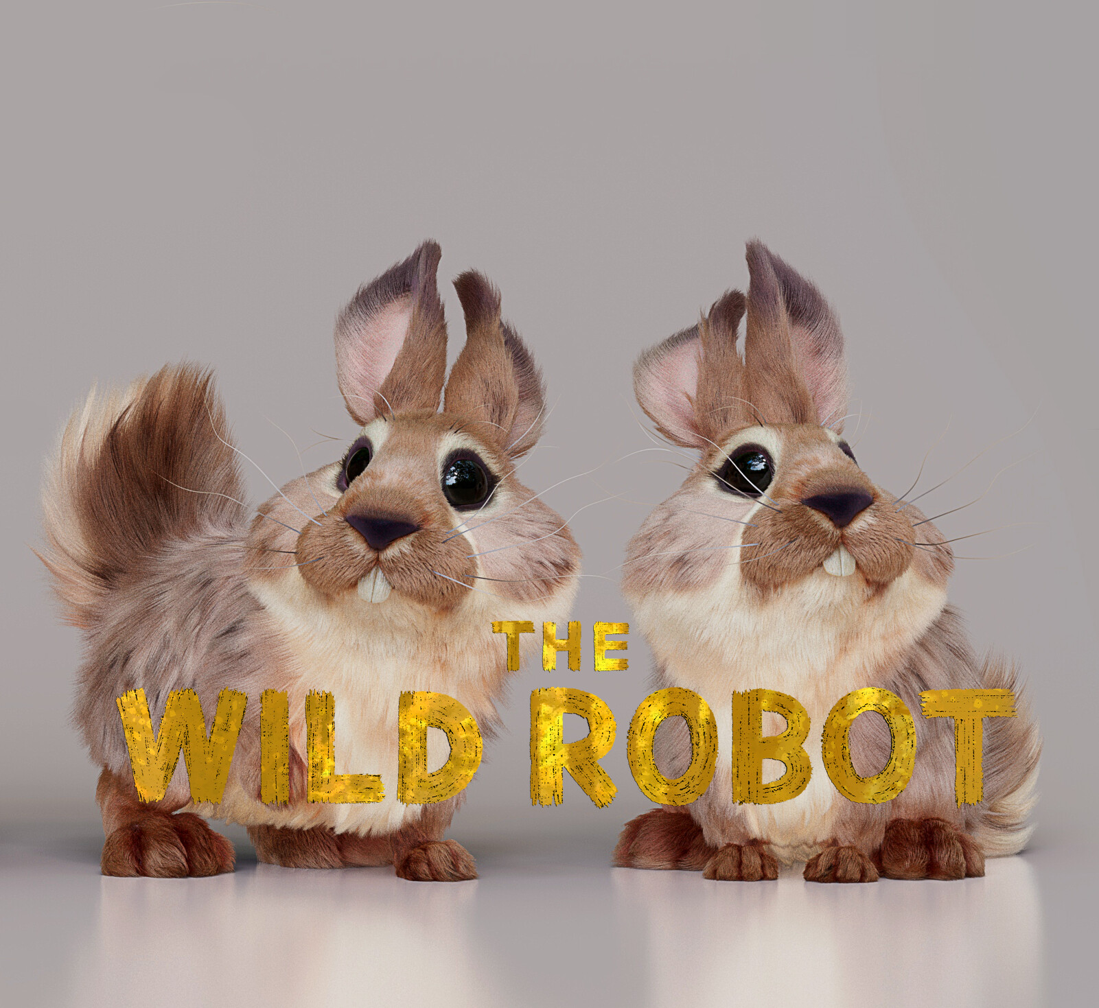 ArtStation - The Wild Robot - Rabbit Babies