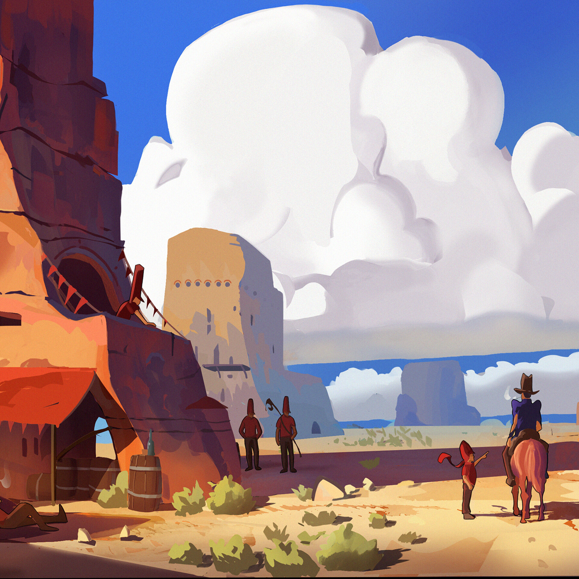 ArtStation - Sadala - Nomade city