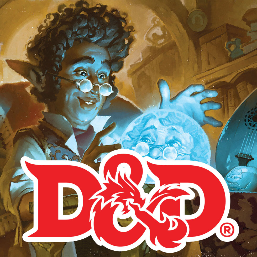 ArtStation - D&D handbook - Spell scrying gnome barde talking with mom