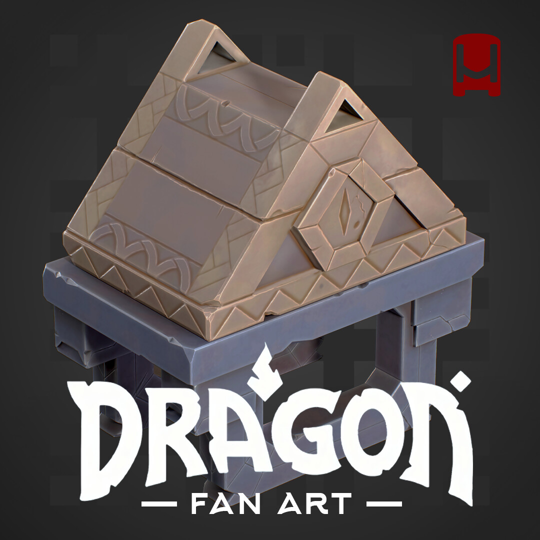 ArtStation - Project Dragon - game ready stone table (fan art)