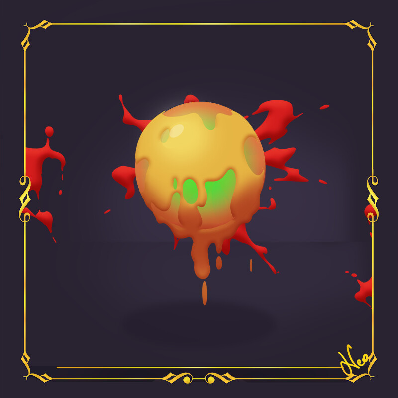 ArtStation - Liquid animation frame by frame