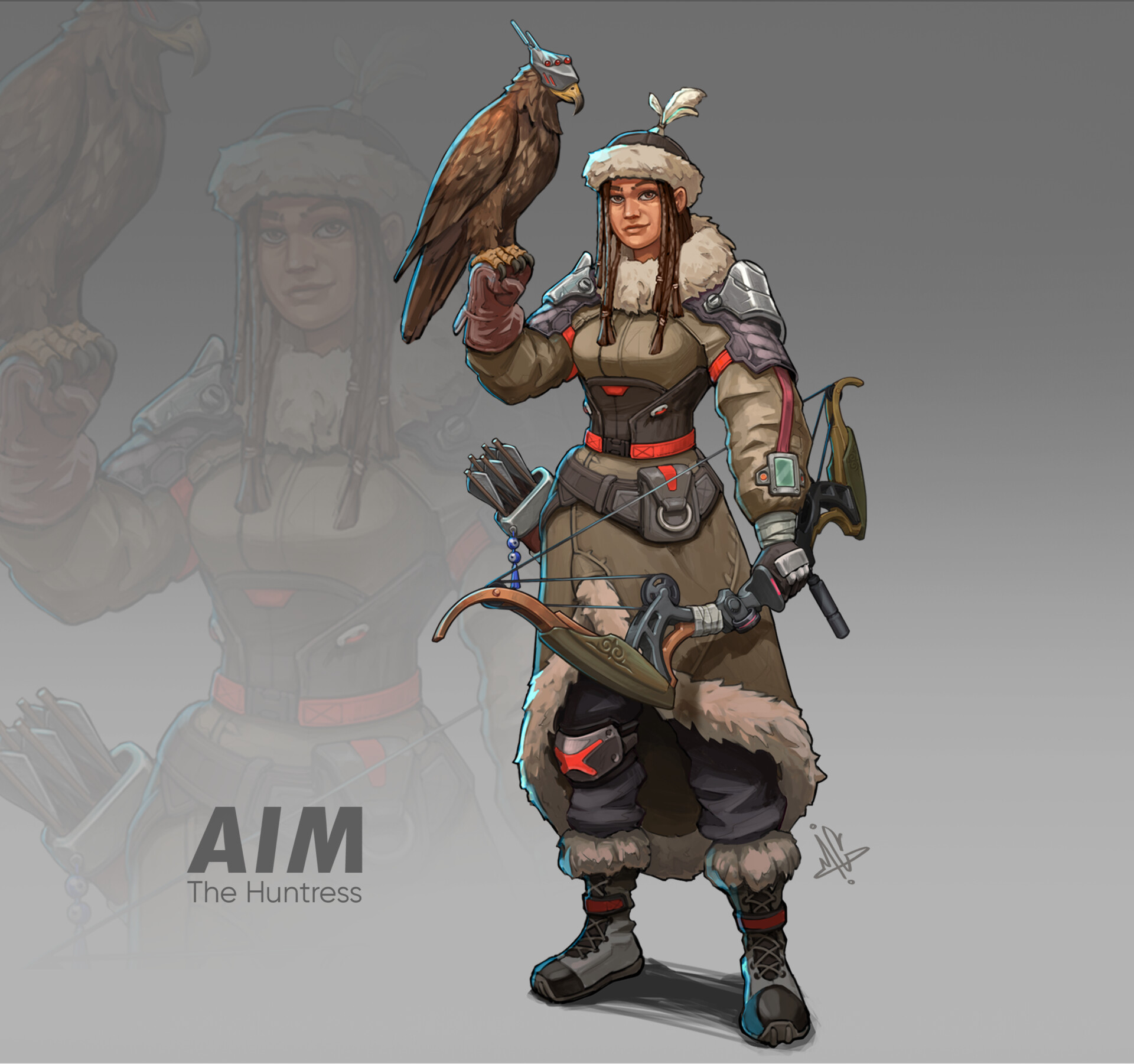 ArtStation - AIM the Huntress