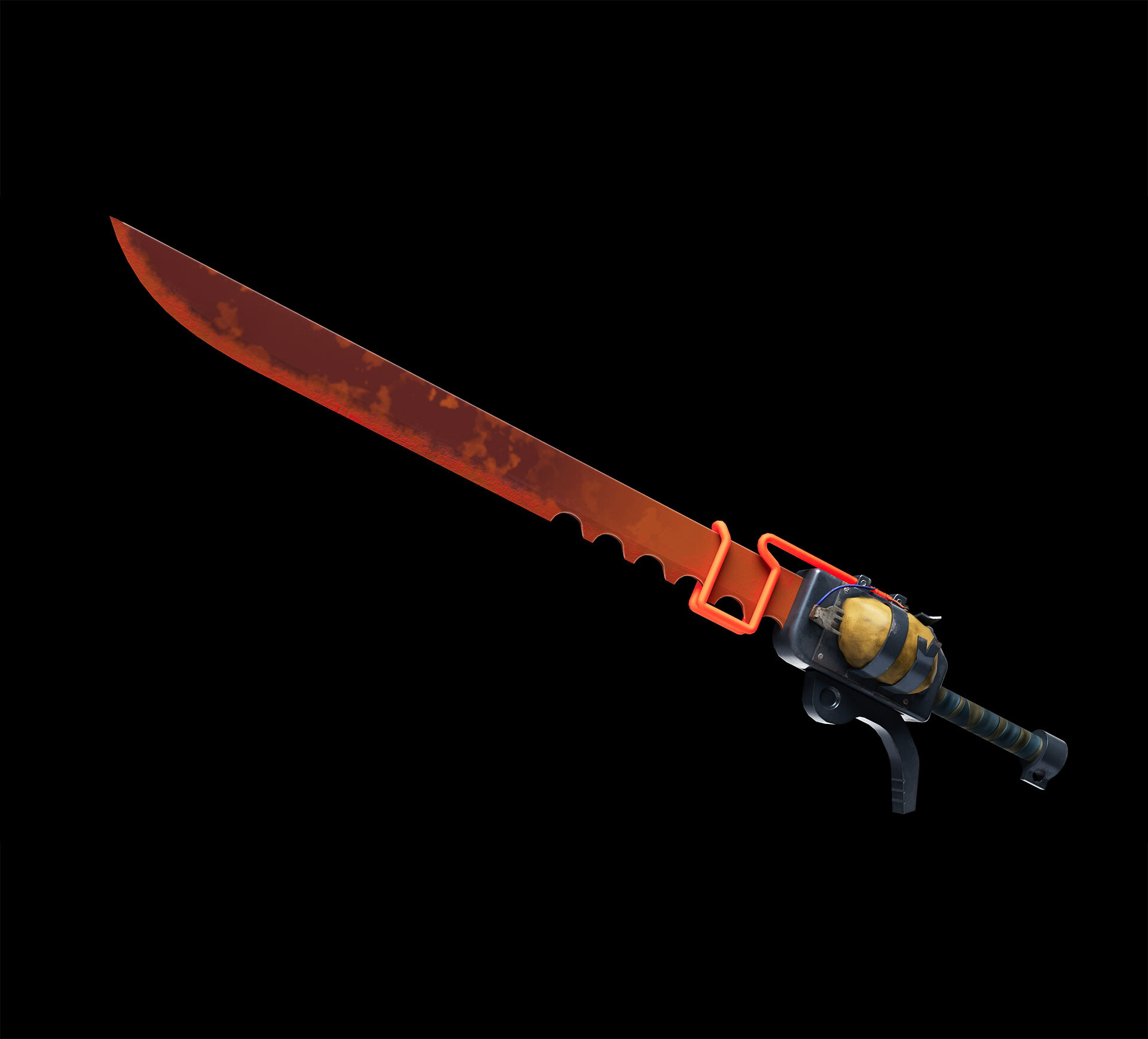 ArtStation - Heat Sword powered with a jerry-rigged potato battery.