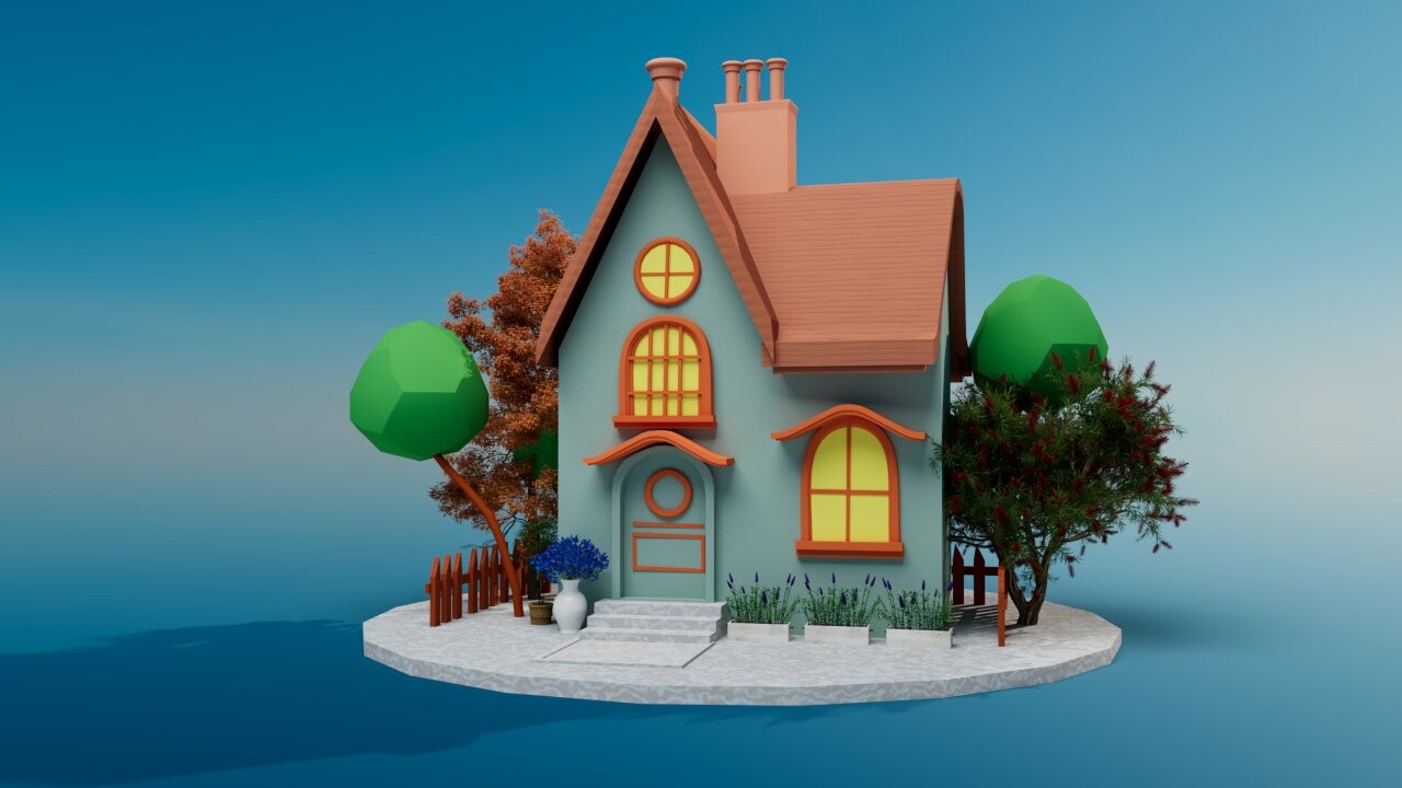 ArtStation - 3d house model