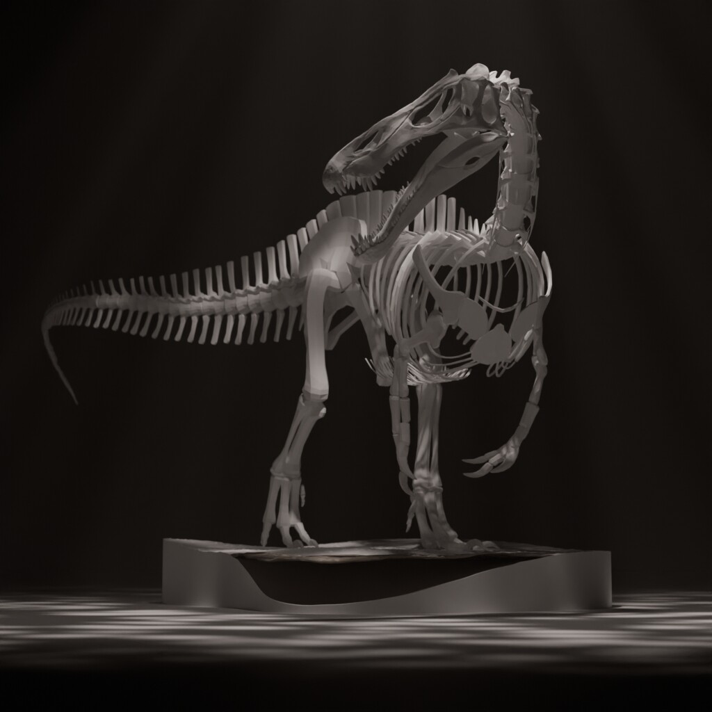 ArtStation - Suchomimus Skeleton