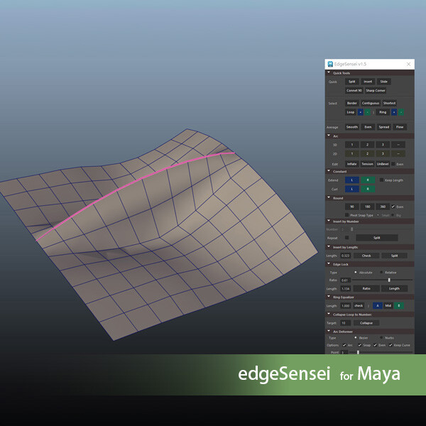 Joe Wu - edgeSensei v1.5 - control edge/loop like Master