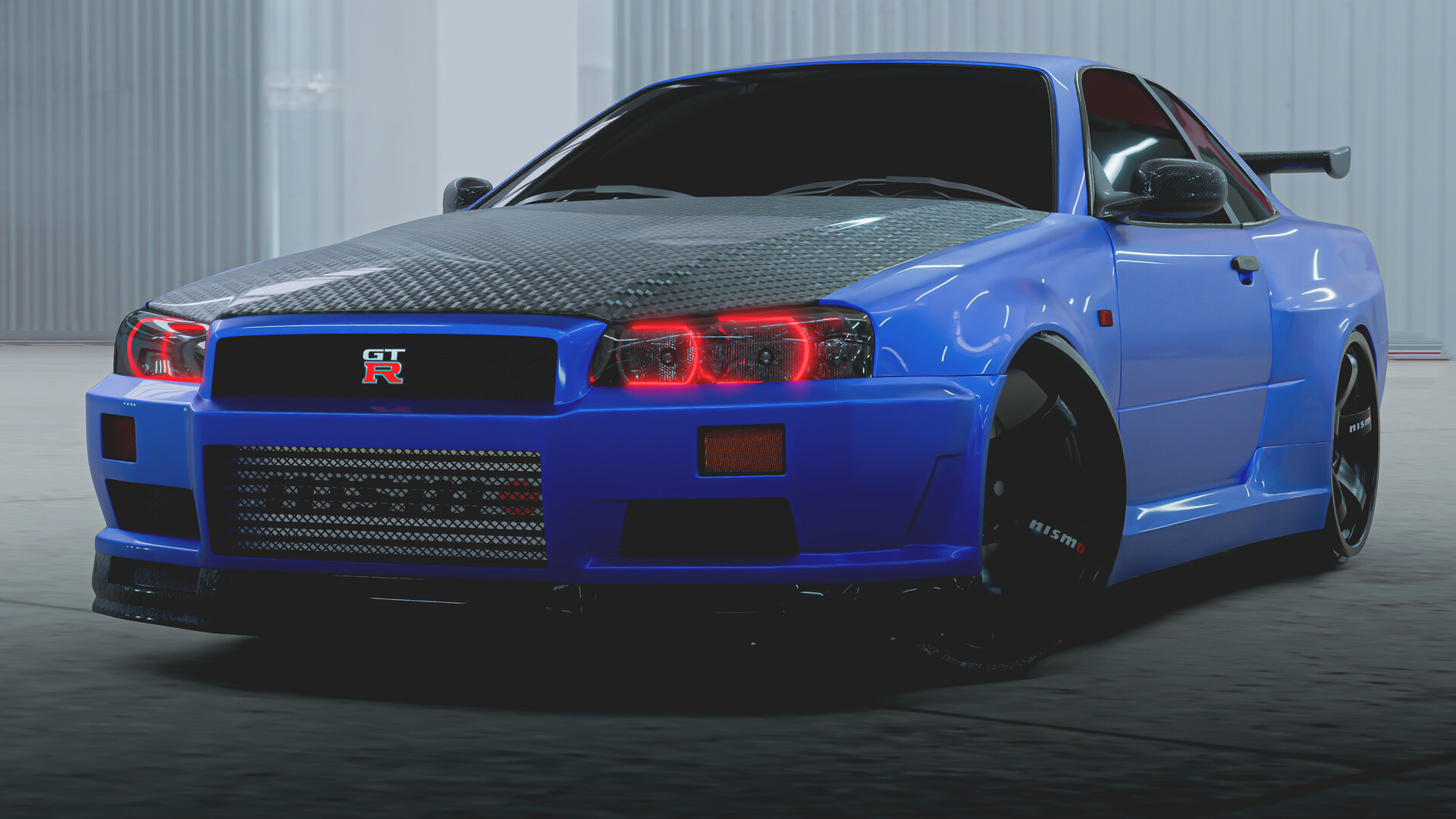 ArtStation - Nissan Skyline GT-R R34 V·spec II 2002