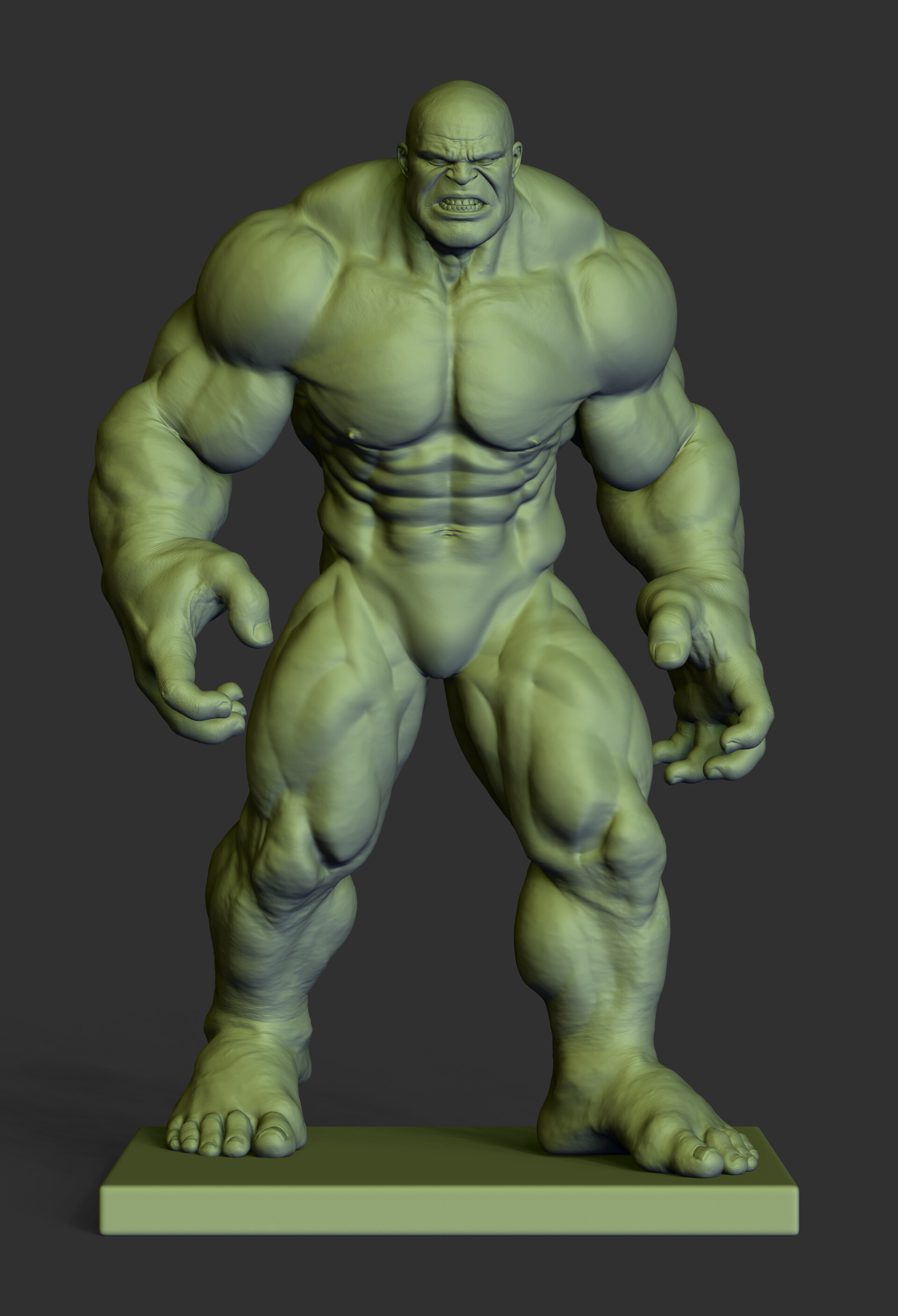 ArtStation - Hulk Pose