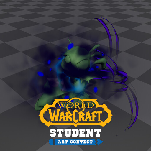 ArtStation - VFX for Shadow Priest - Blizzard WoW Student Contest 2024