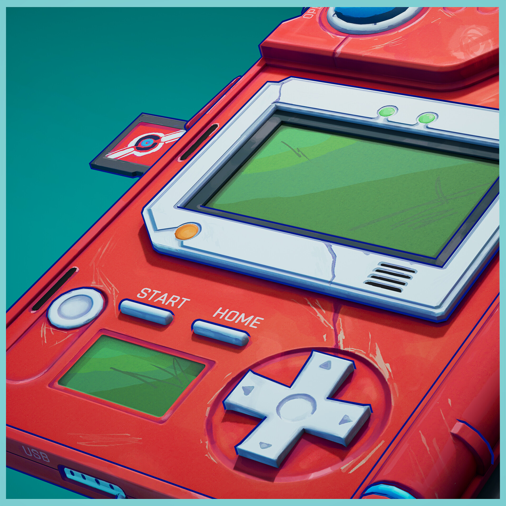 ArtStation - Handpainted Pokedex