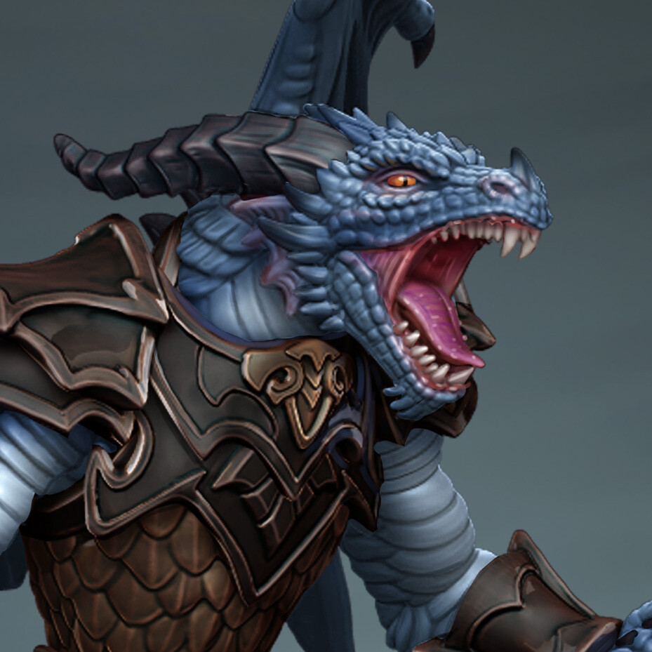 ArtStation - Dragon Champion