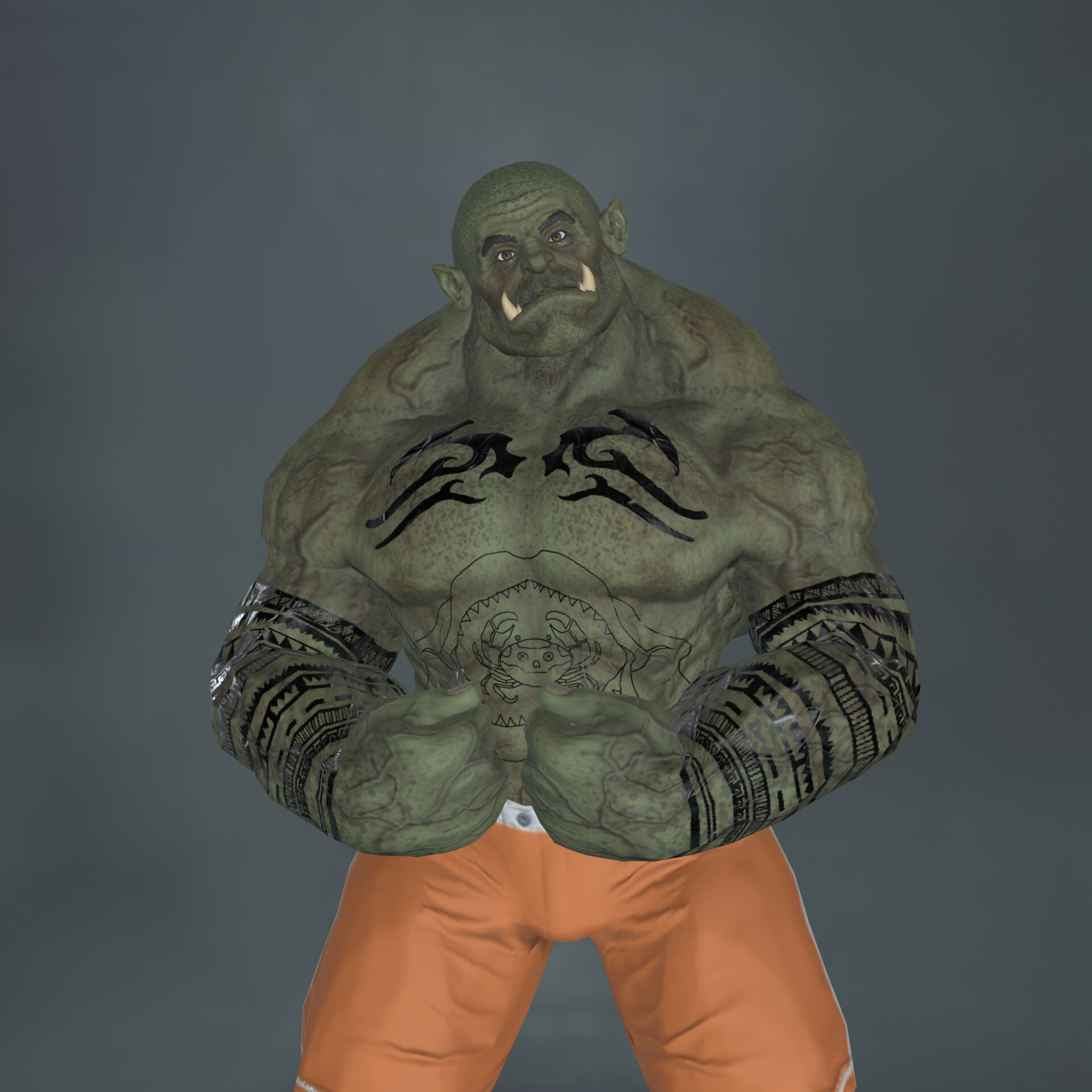 ArtStation - Summer Time Orc - VrChat Summer Jam 2024