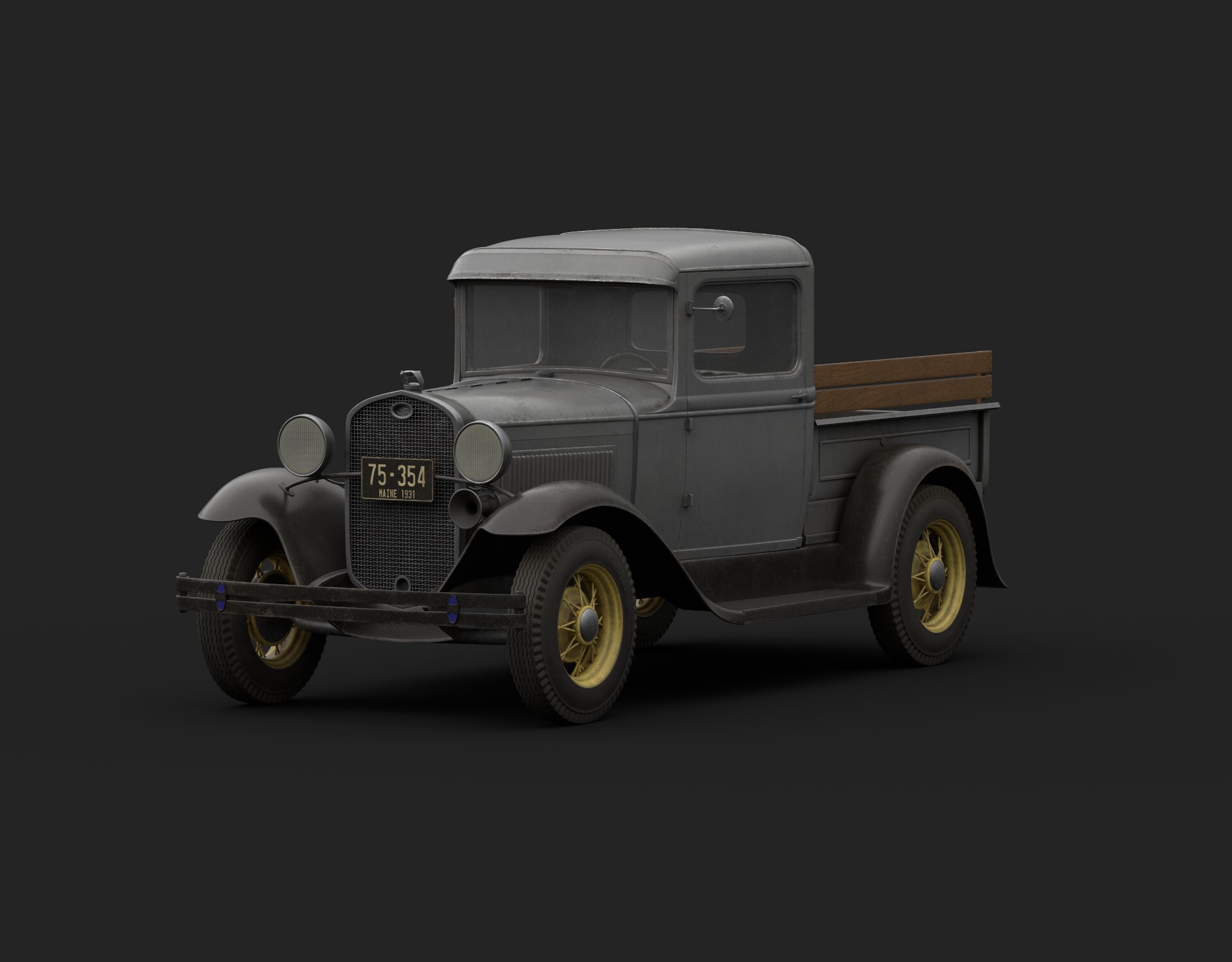 ArtStation - 1931 Ford Model A Truck