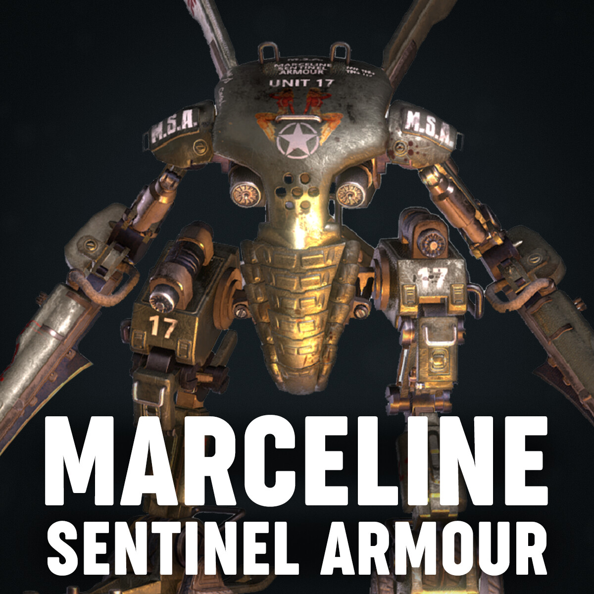 ArtStation - Marceline Sentinel Armour - Animated Mech
