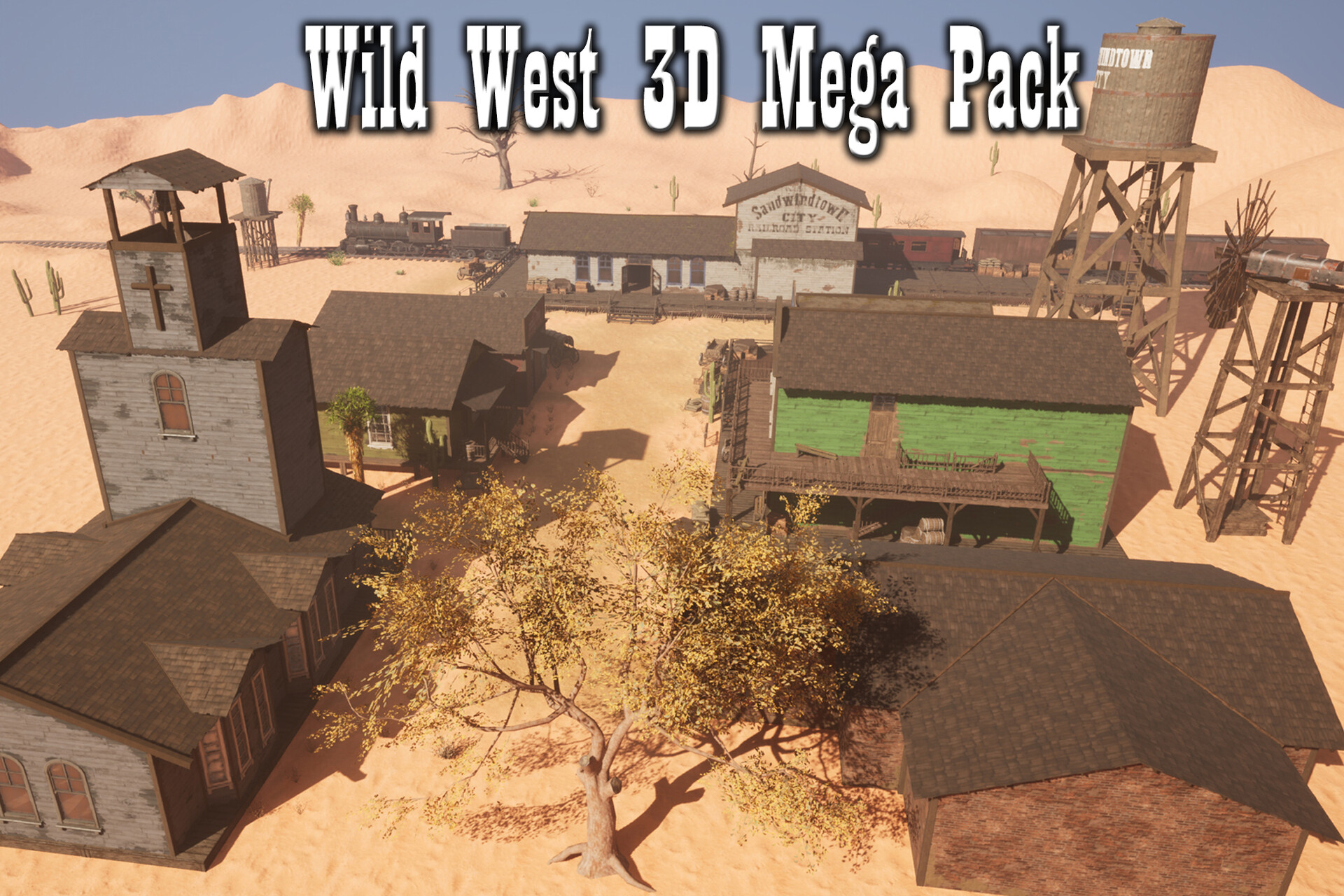 ArtStation - Wild West Assets Pack