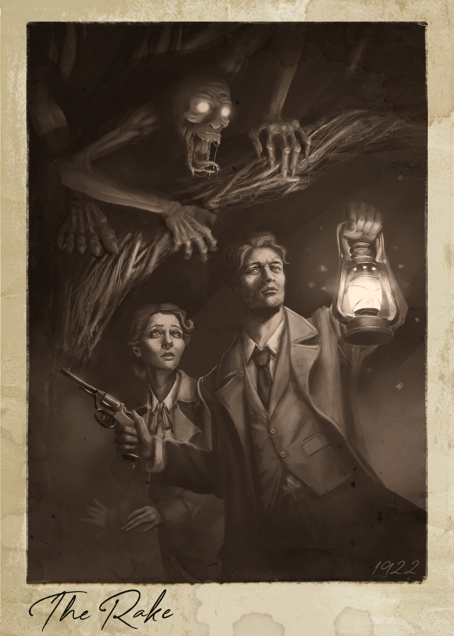 ArtStation - The Rake - Skullduggery Art Show