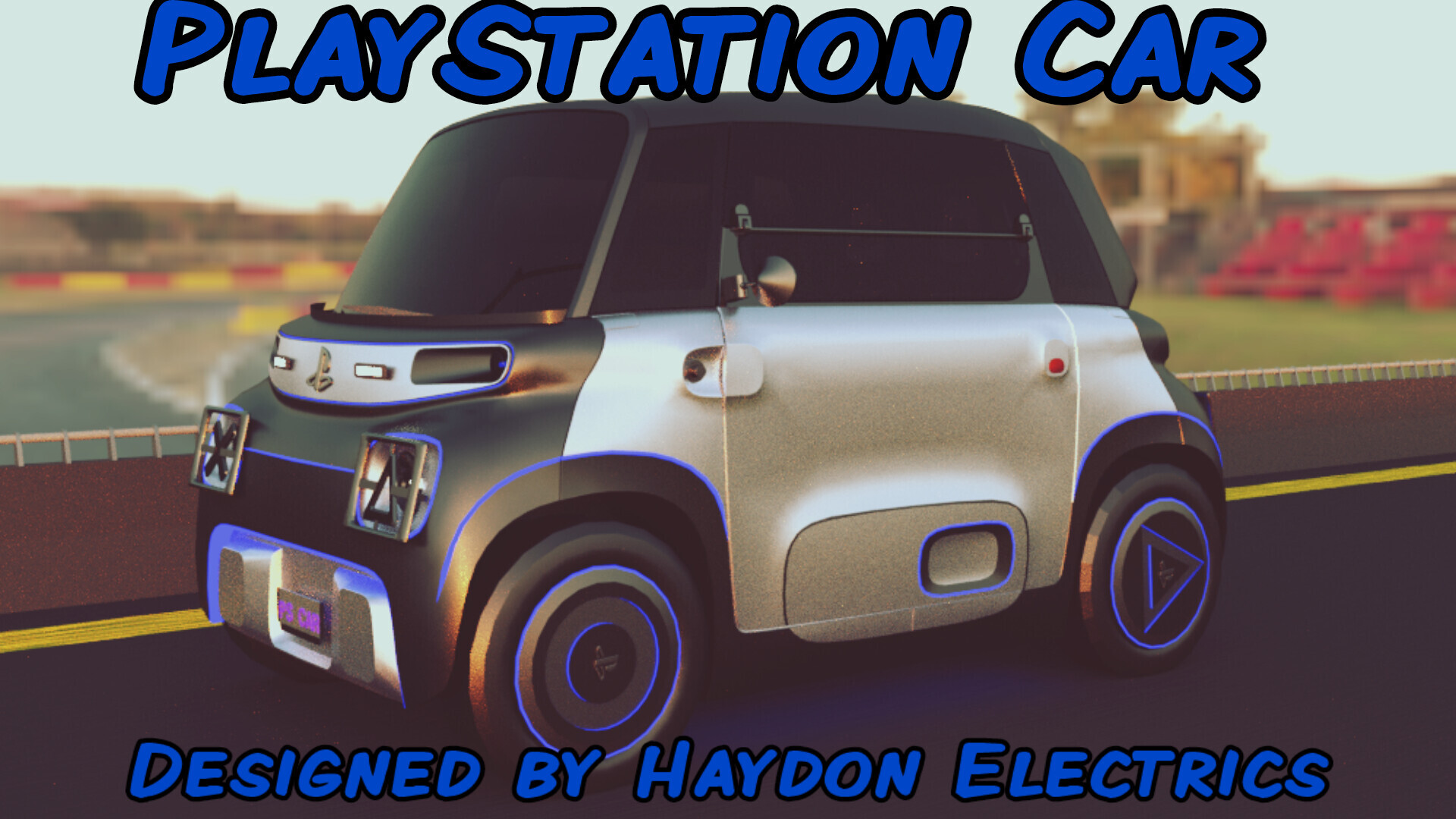 ArtStation - PlayStation Car in action