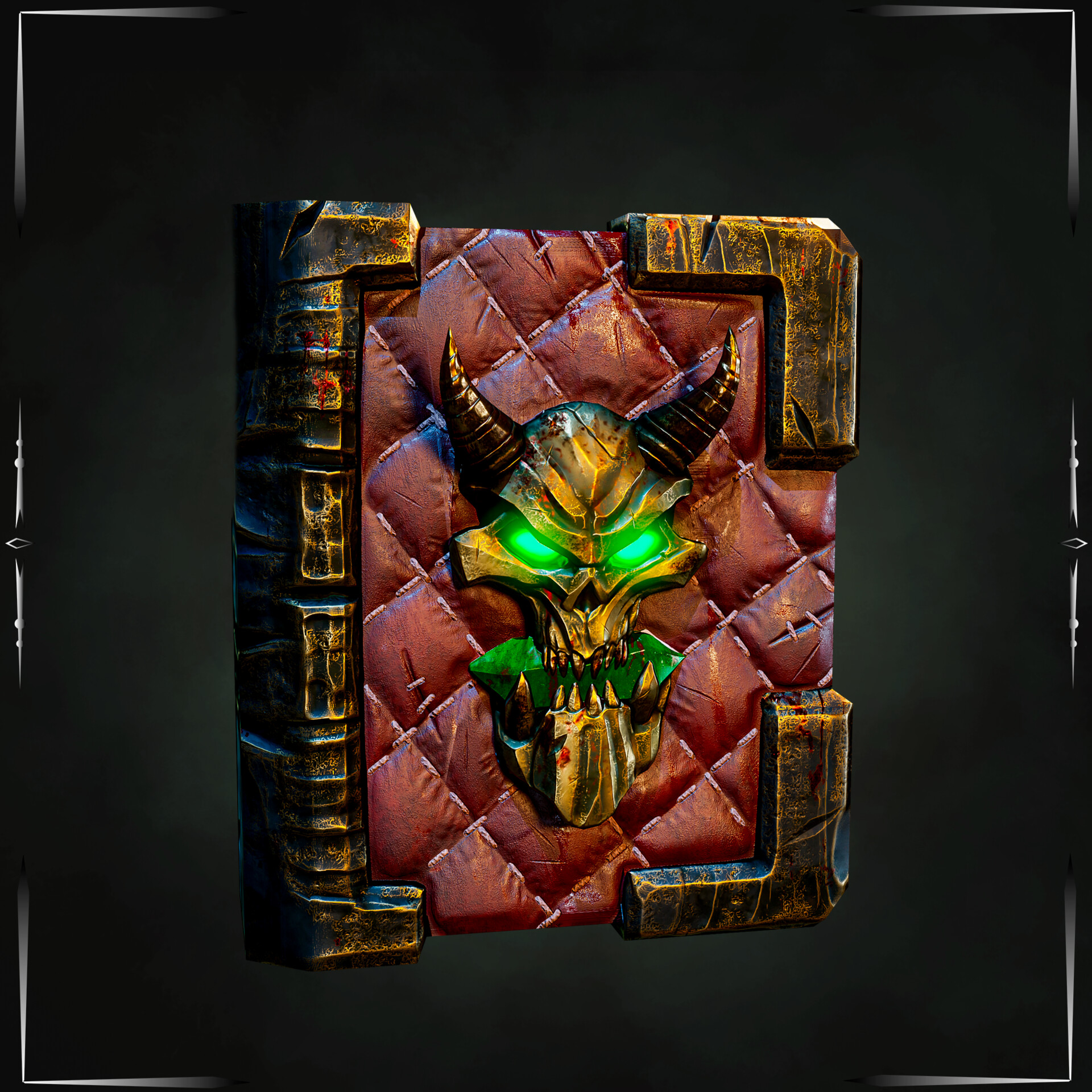 ArtStation - Stylized Tome (Game-Ready Model)