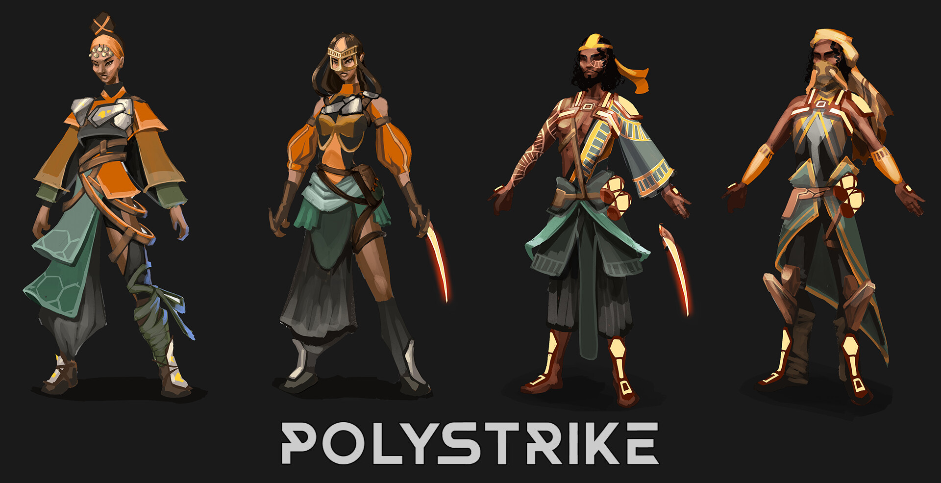 ArtStation - POLYSTRIKE - Vanguard Faction Concept Series