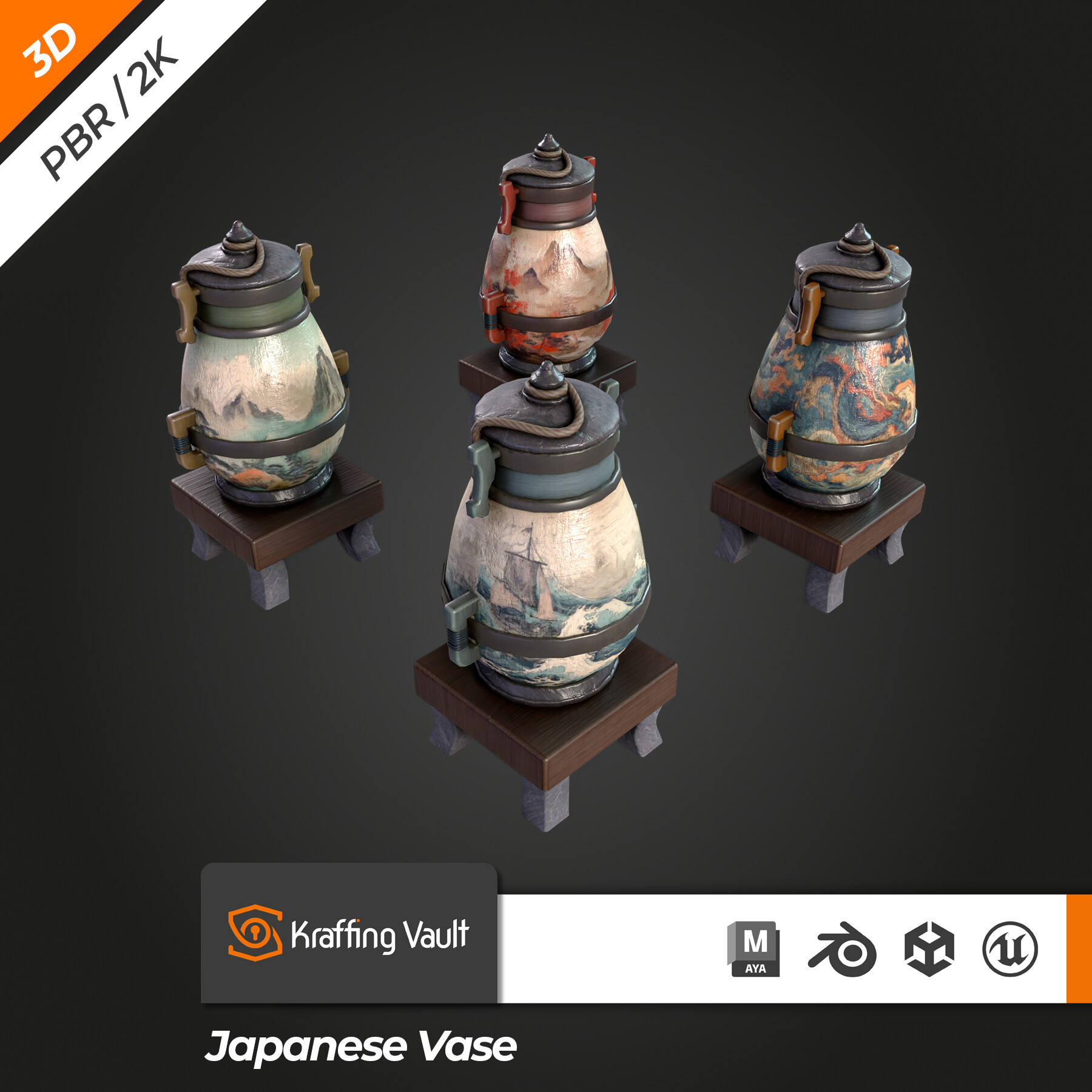 ArtStation - Japanese Vase V1