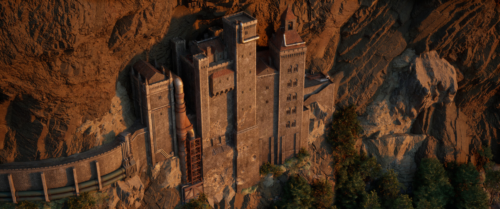 ArtStation - Cliff Castle