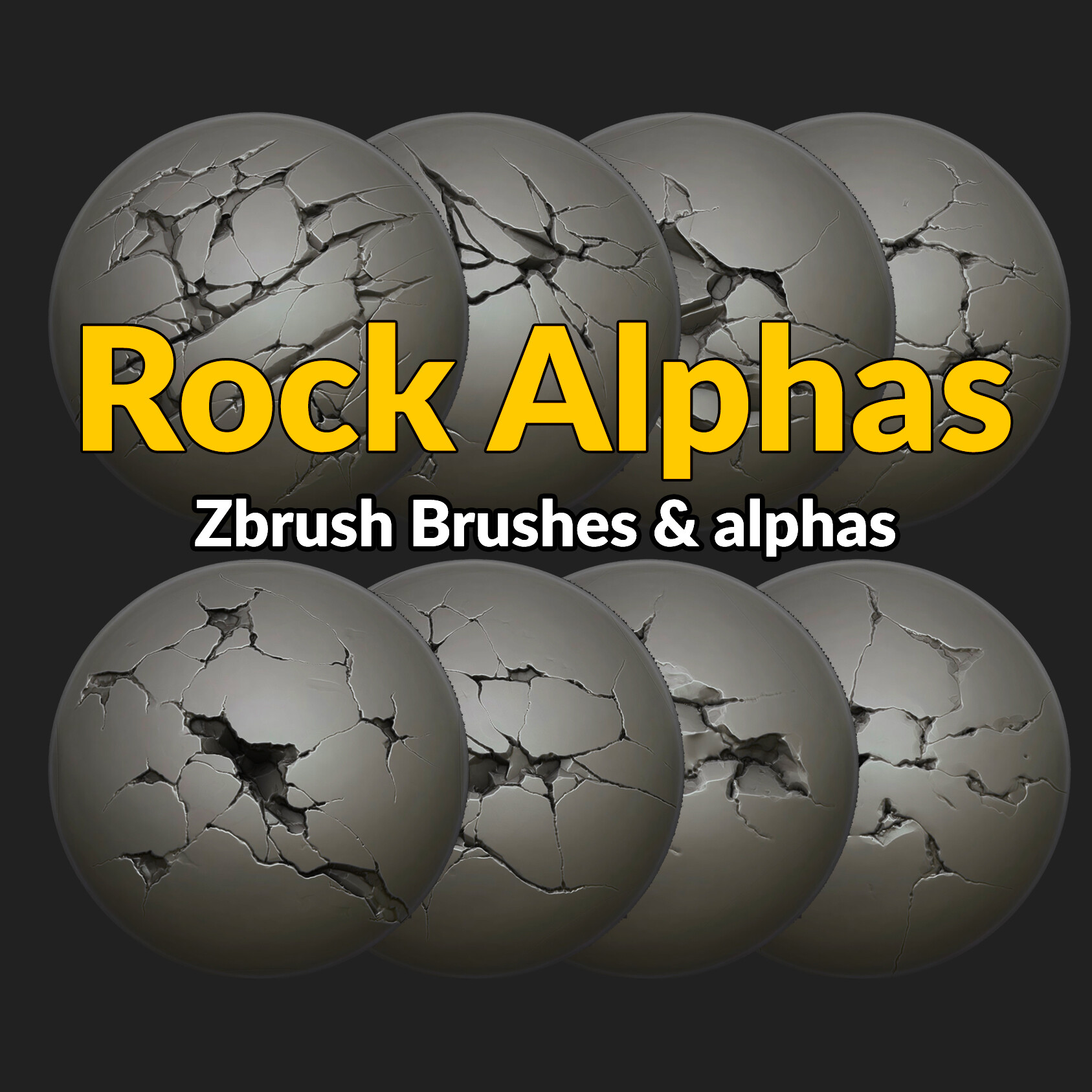 ArtStation - Rock Alphas