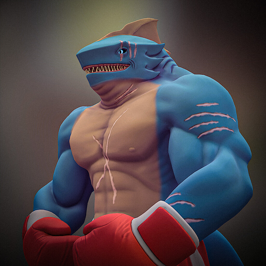 ArtStation - Knockout Shark