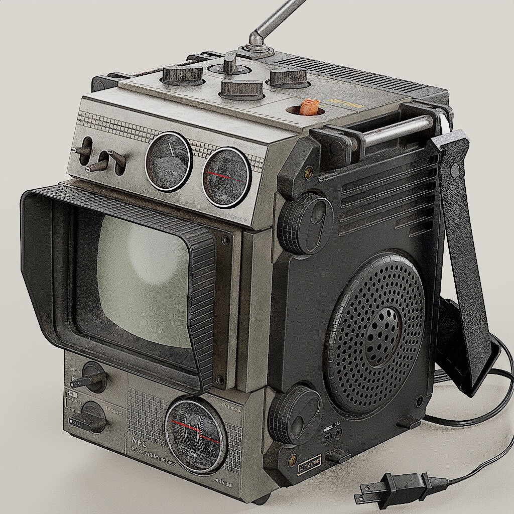 ArtStation - IC Transistor Portable TV 5000