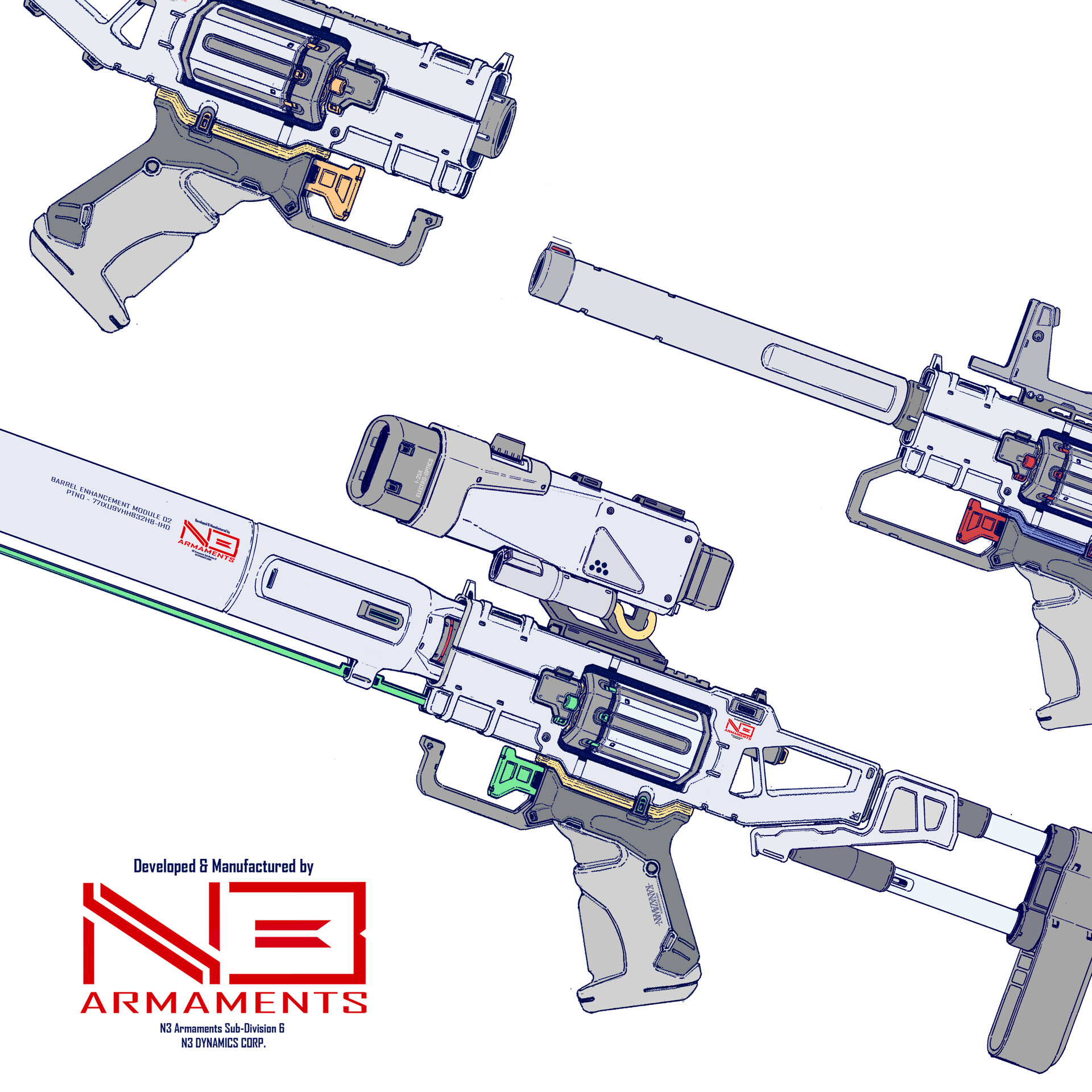 ArtStation - XM22 Tactical Rifle Platform