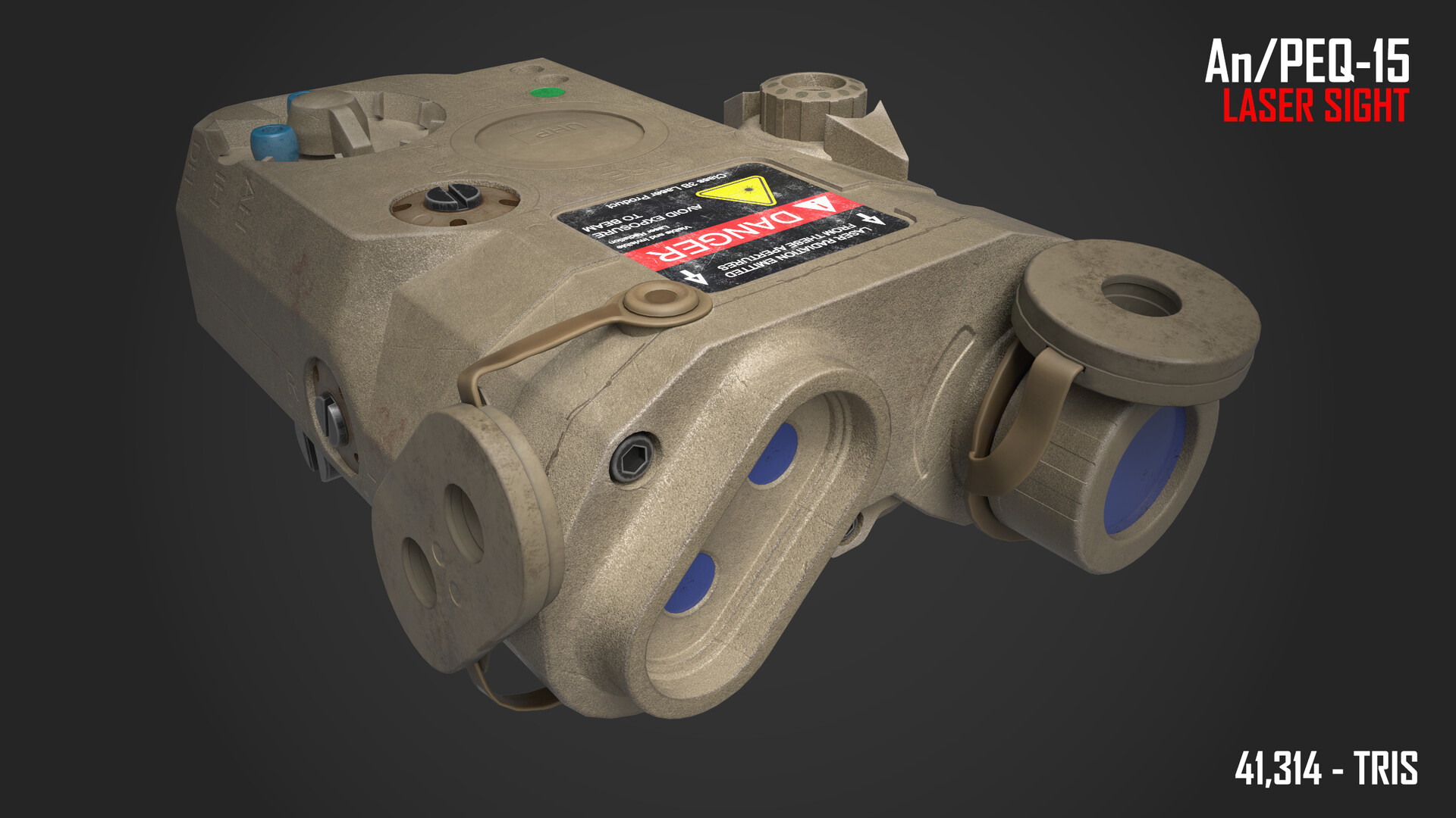 ArtStation - An/PEQ-15 LASER SIGHT