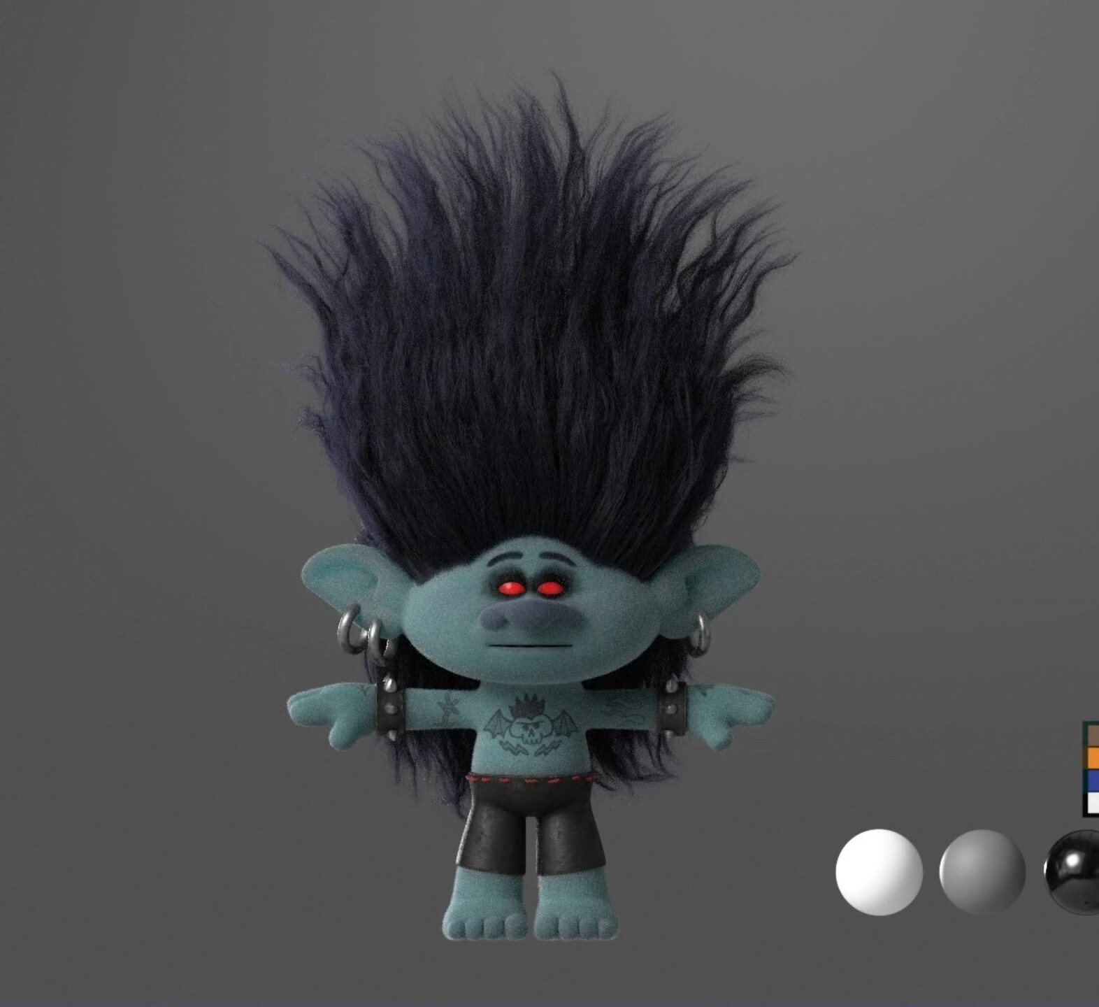 ArtStation - Trolls World Tour - Hard Rock Branch