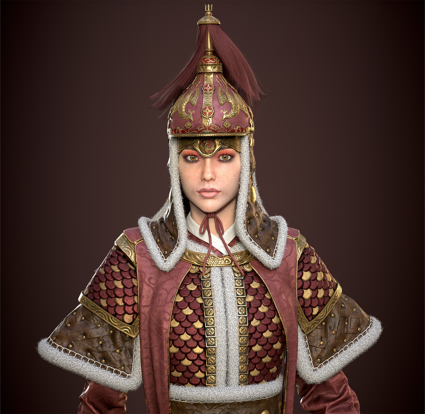 ArtStation - General lady | Realtime