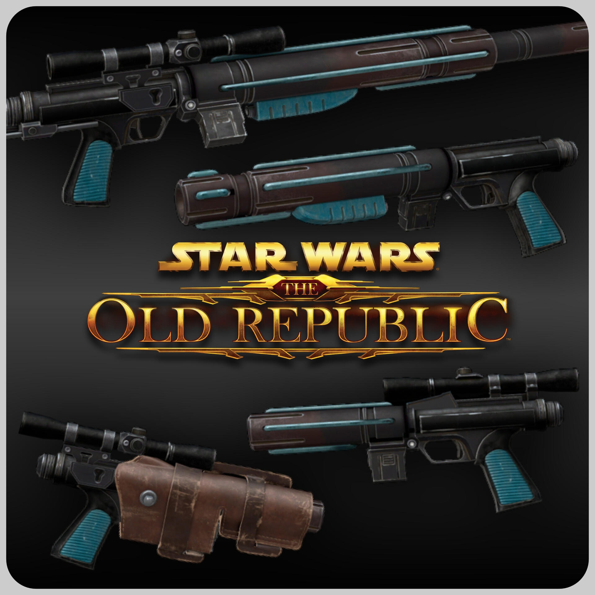 ArtStation - SWTOR | Corporate Security Blaster Set