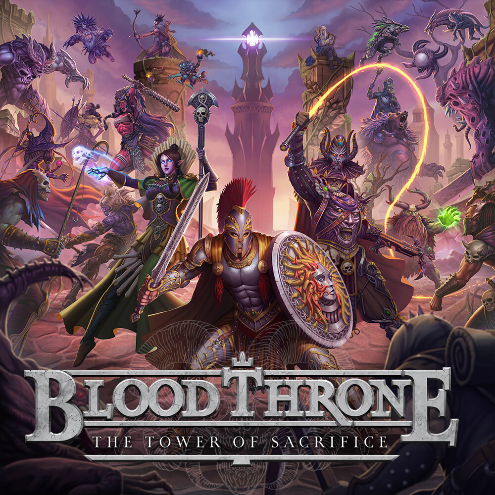 ArtStation - [Blood Throne: The Tower of Sacrifice] Battle of the Throne
