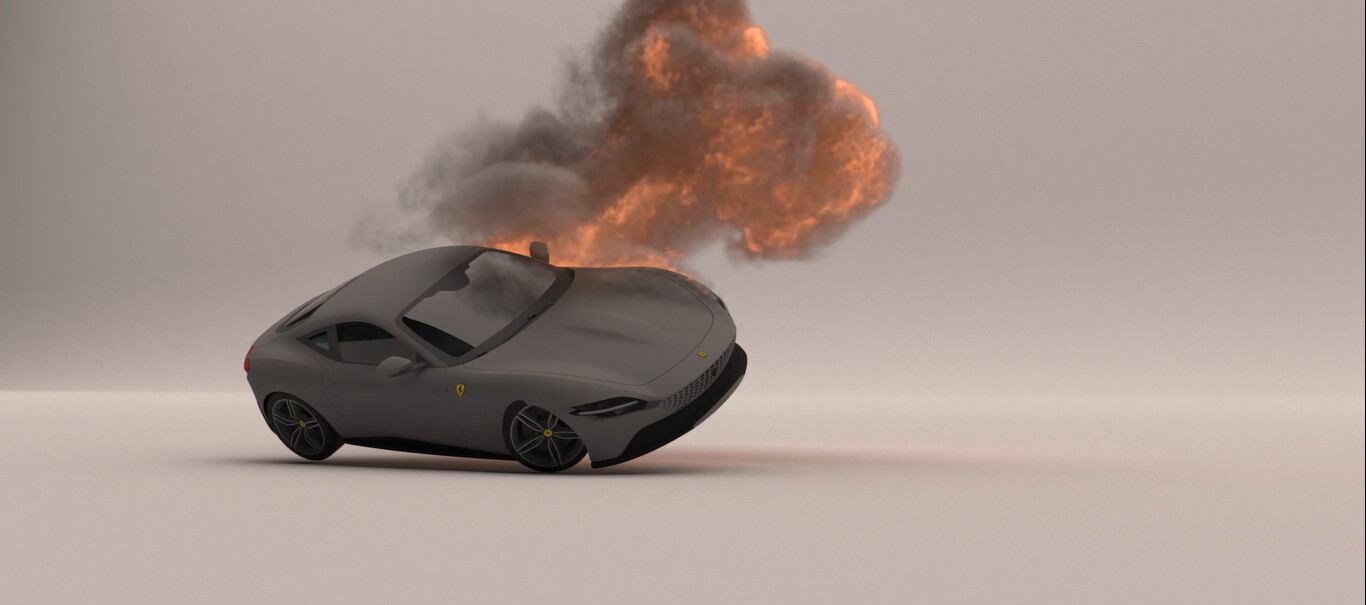 ArtStation - Car Explosion