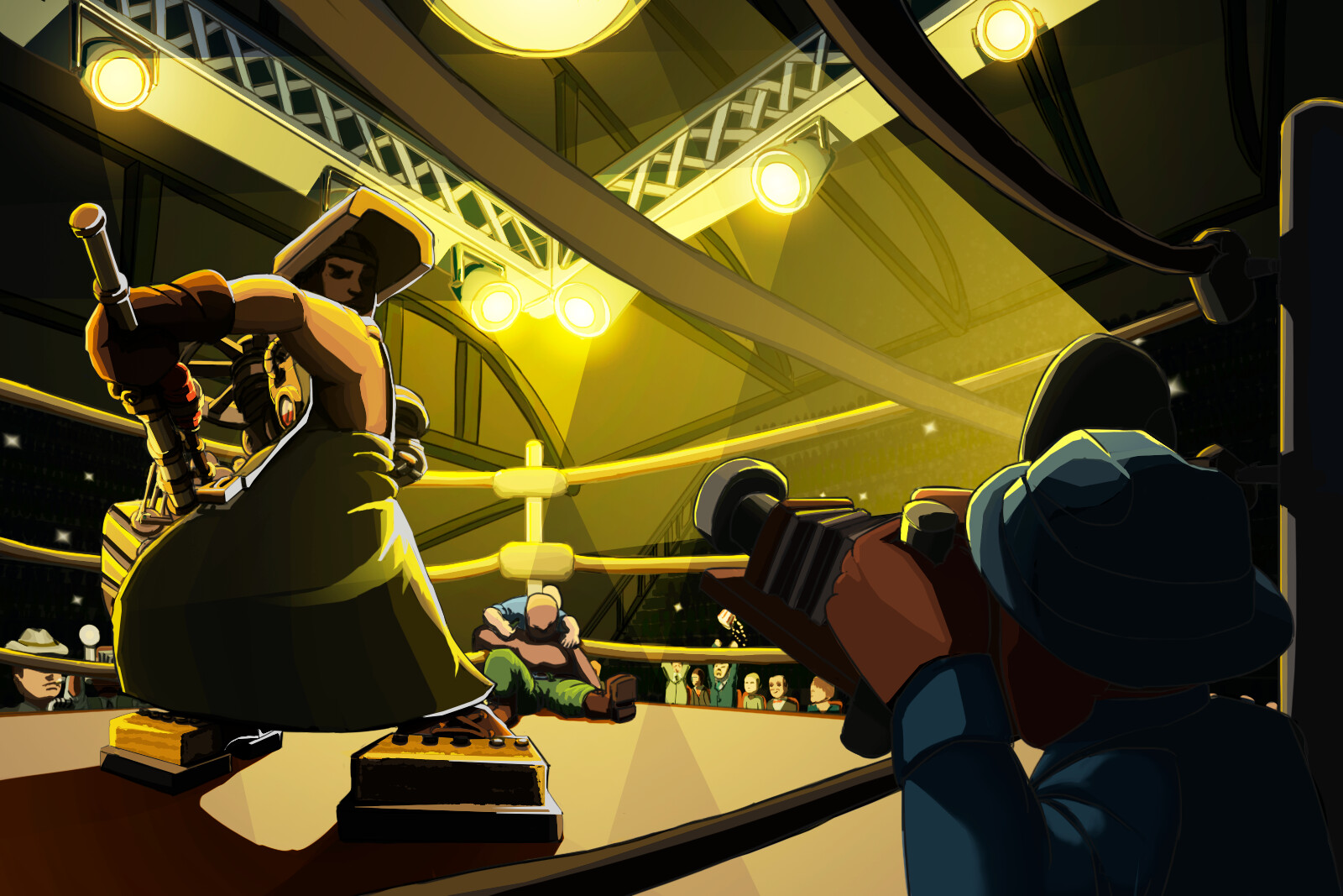 ArtStation - Hammer Guy Fight