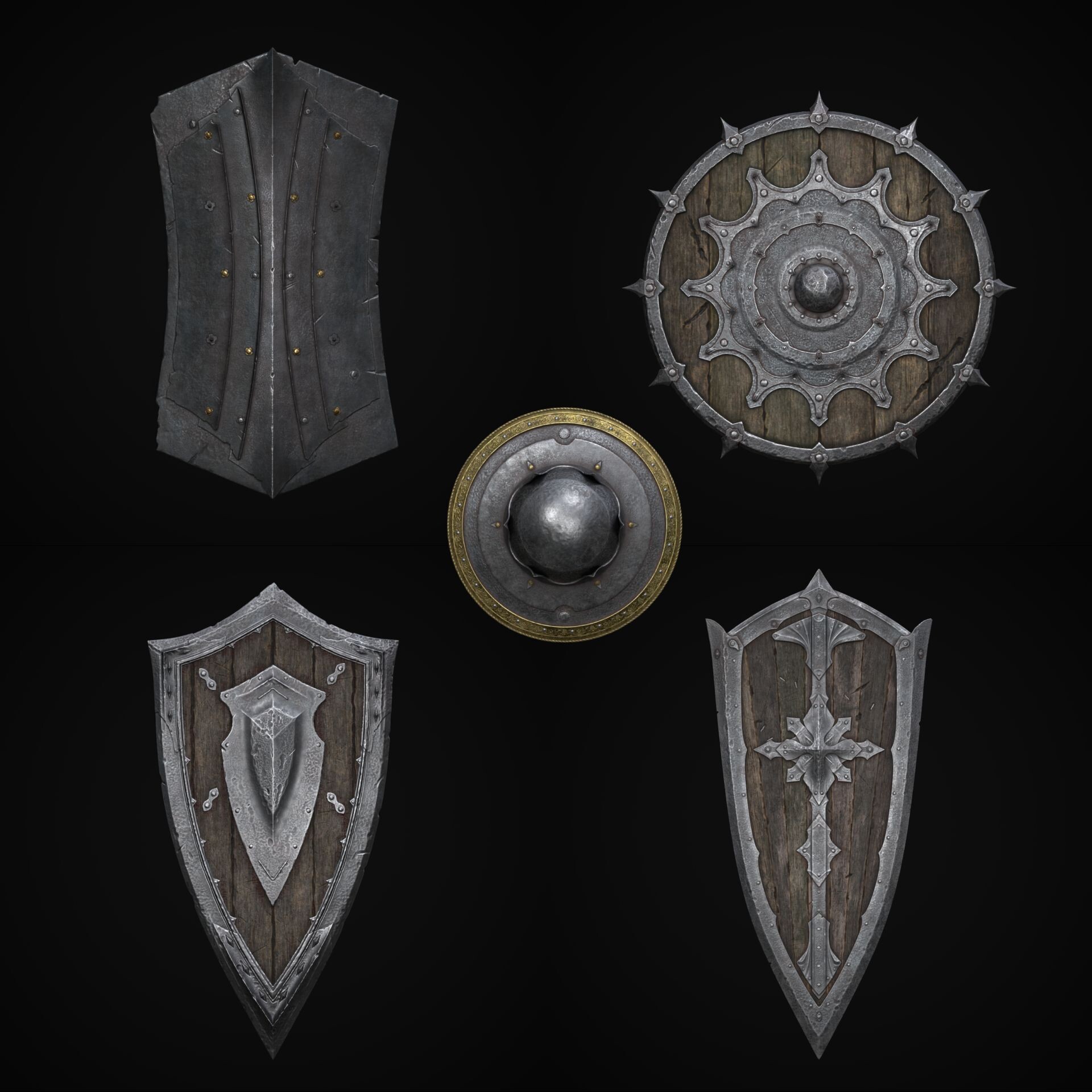 ArtStation - Some shields