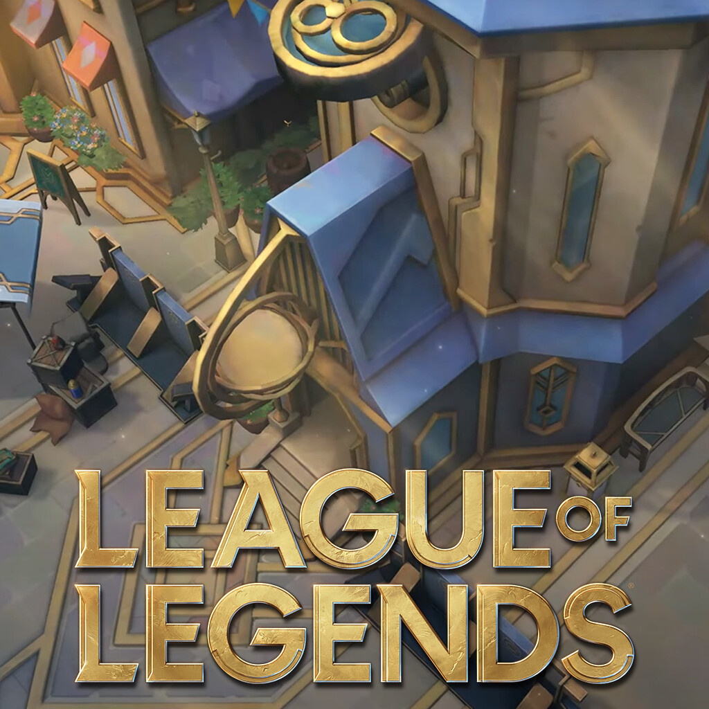 ArtStation - League of Legends - Bridge of Progress, Piltover Town