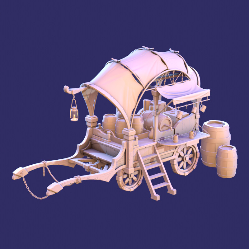 ArtStation - Fantasy Wagon
