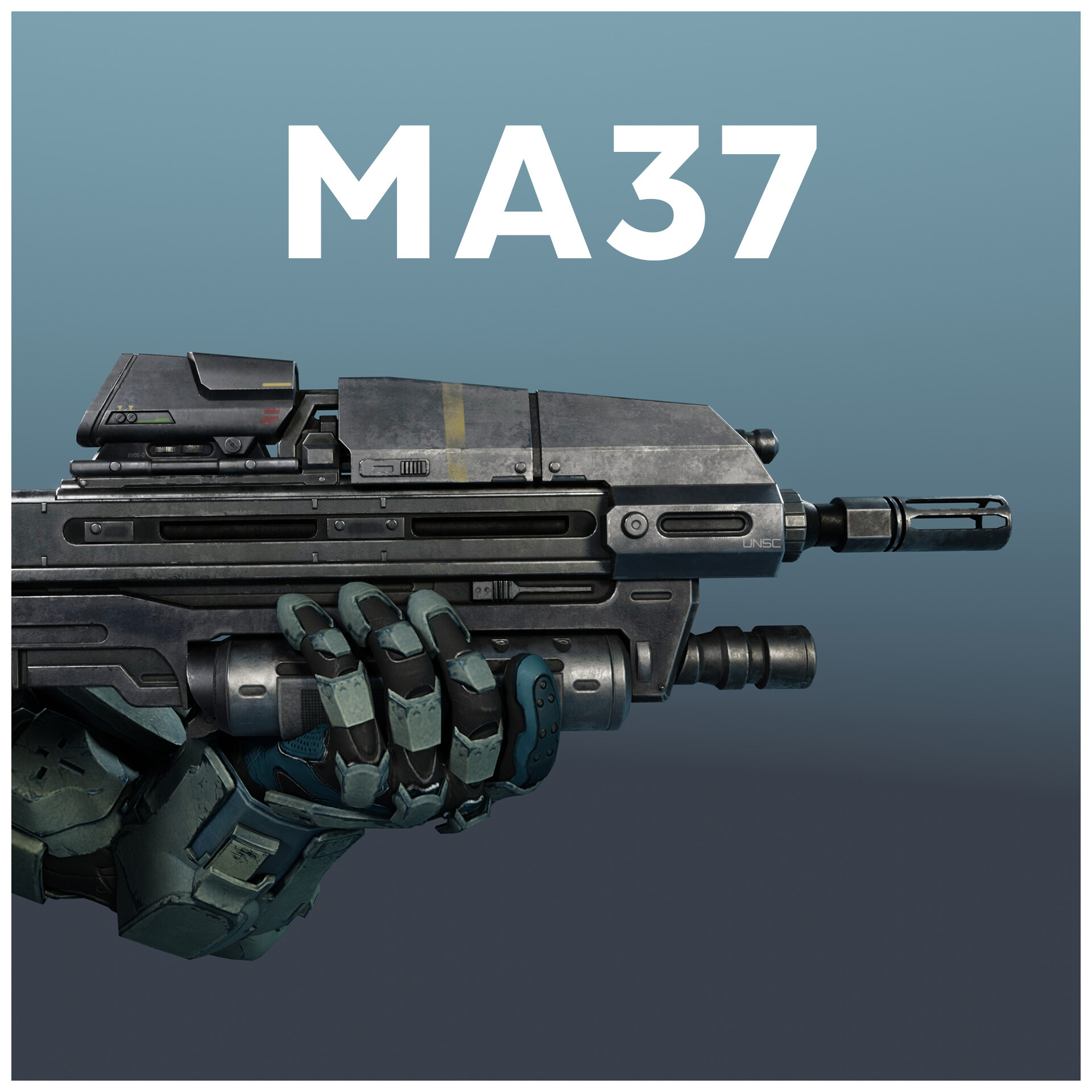 ArtStation - Halo MA37 Animation