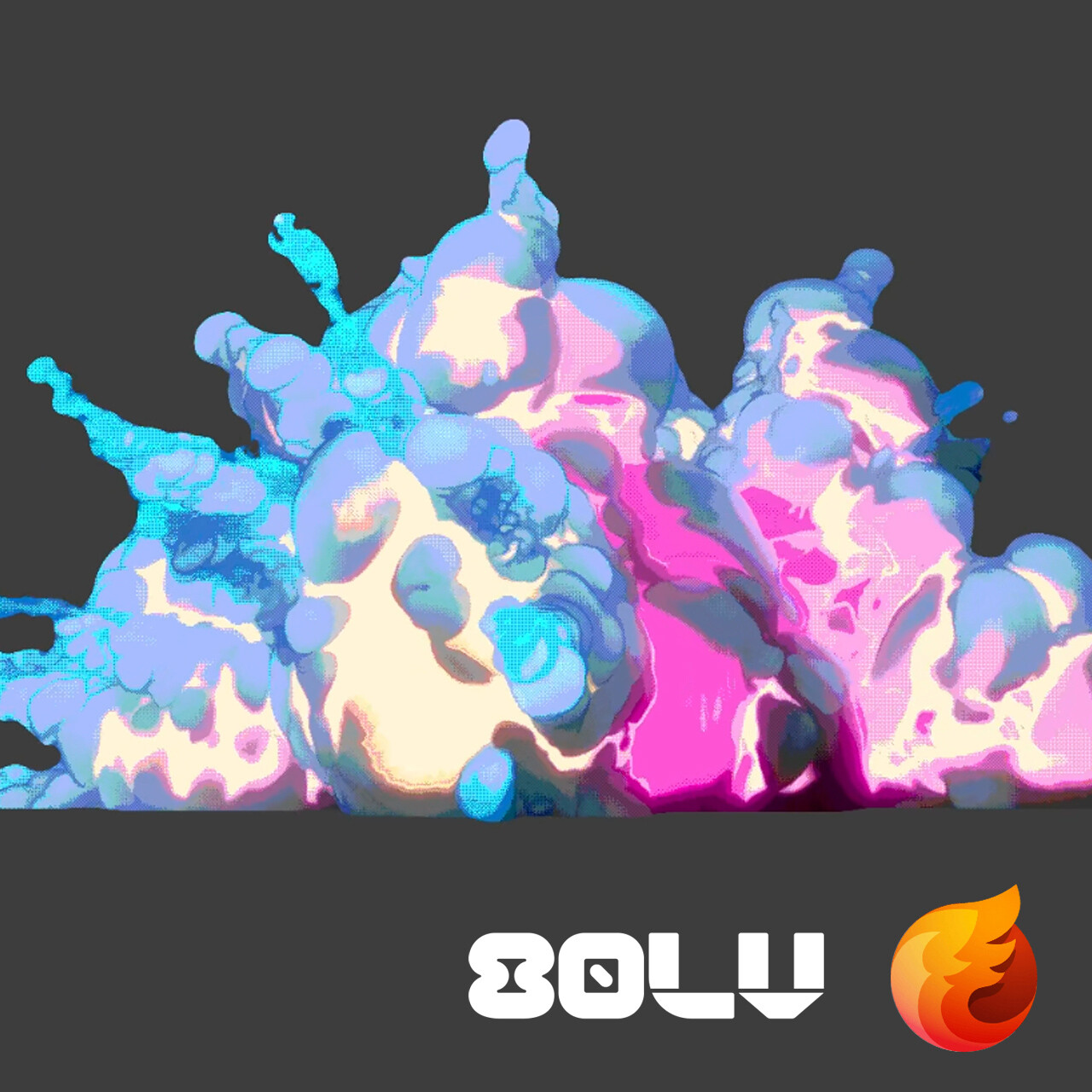 ArtStation - Stylized explosions Animation test 2