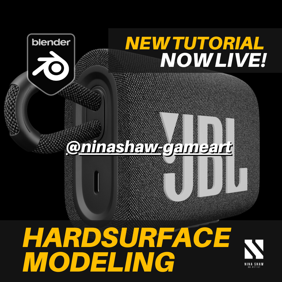 ArtStation - Speaker JBL GO3